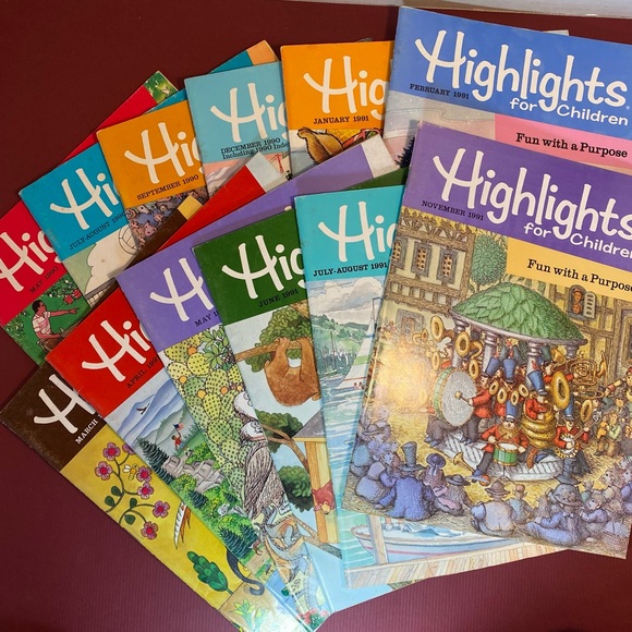 Highlights | Toys | Vintage 99s Highlights Magazines Lot Of 12 | Poshmark
